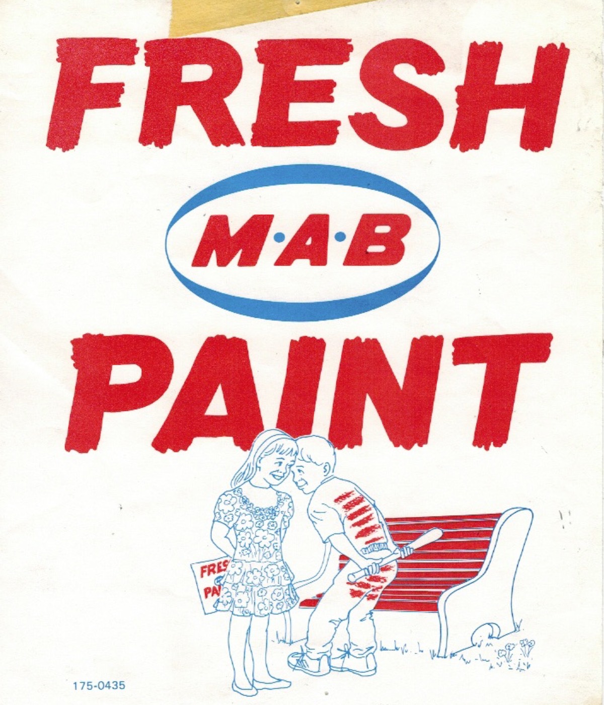 One Foot Tsunami: Meditations on a “Fresh Paint” Sign