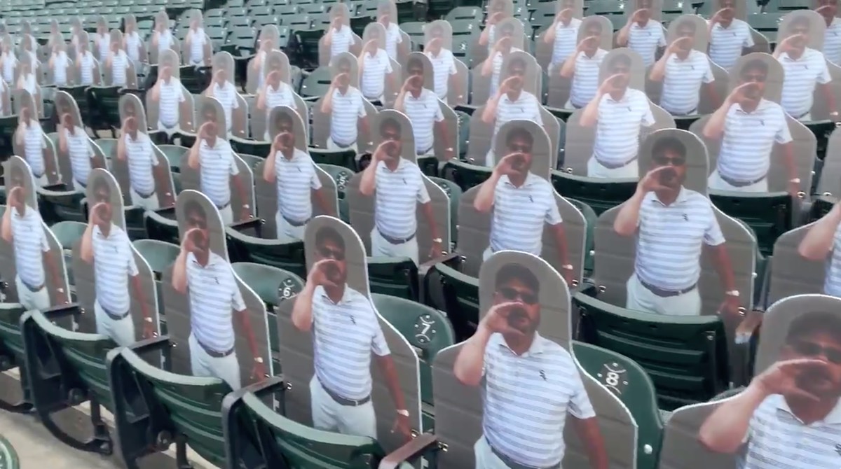 One Foot Tsunami: Fake Fans in Empty Stadiums